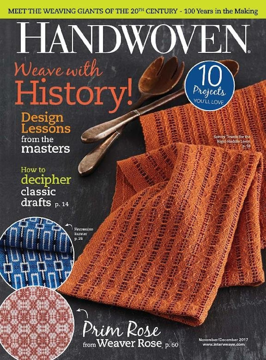 Handwoven November - December 2017 | Handwoven Library
